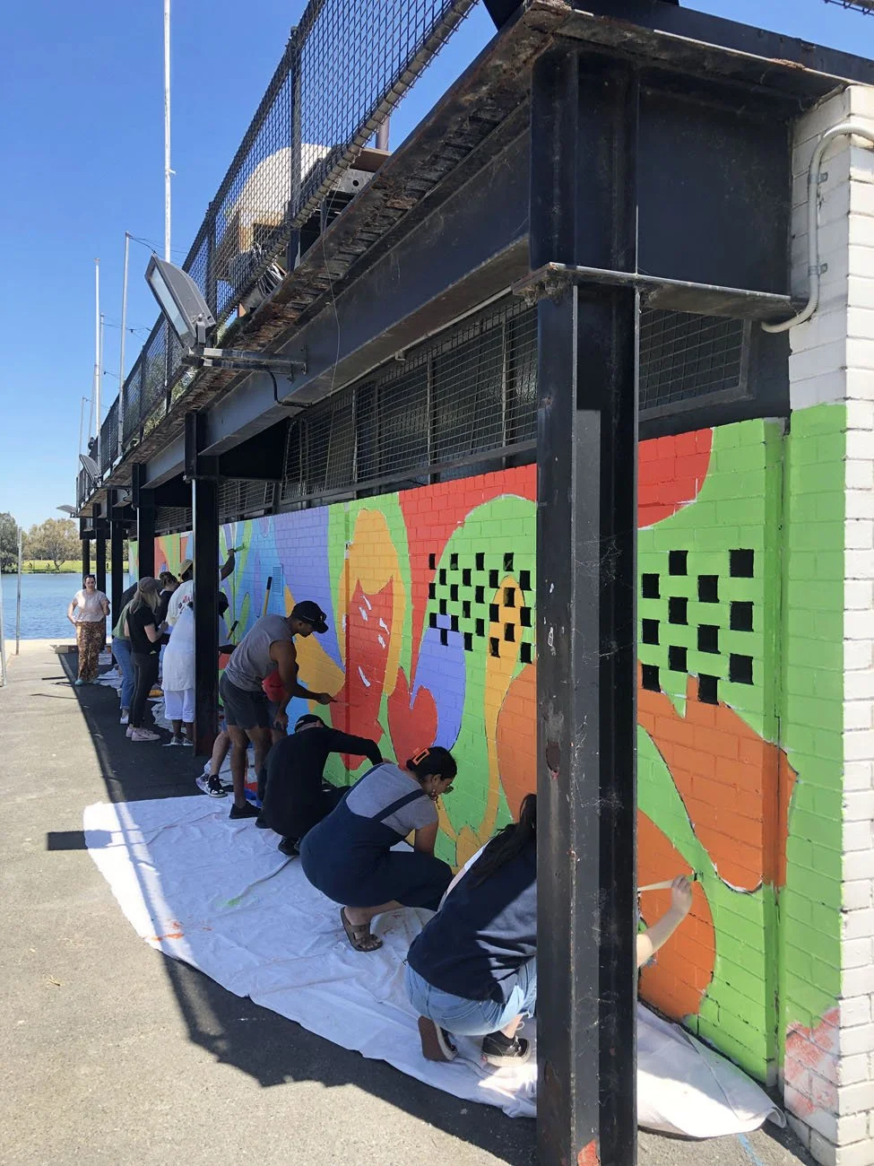 Lord Somers Camp Interactive Mural "Inclusivity" — Lukas Kasper