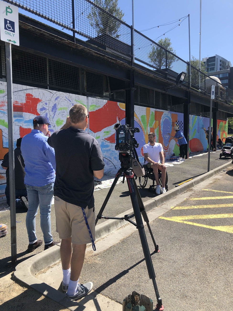 Lord Somers Camp Interactive Mural "Inclusivity" — Lukas Kasper