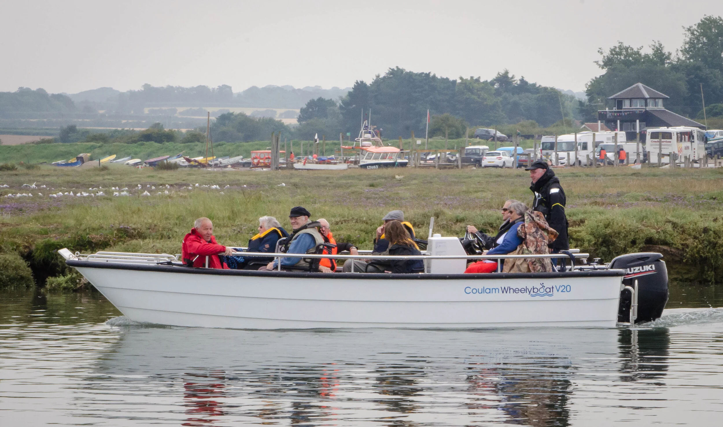 Photos of accessible boats — Wheelyboat Trust