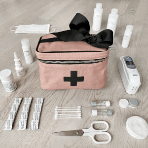 Cute and practical pink Medical box — Bag-all Journal