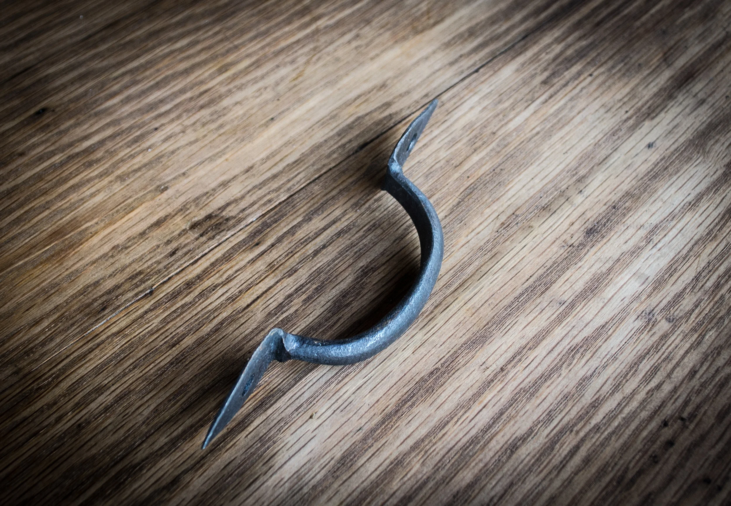 Drawer or Cabinet Pull - Spade Finial — Axe and Anvil Handworks