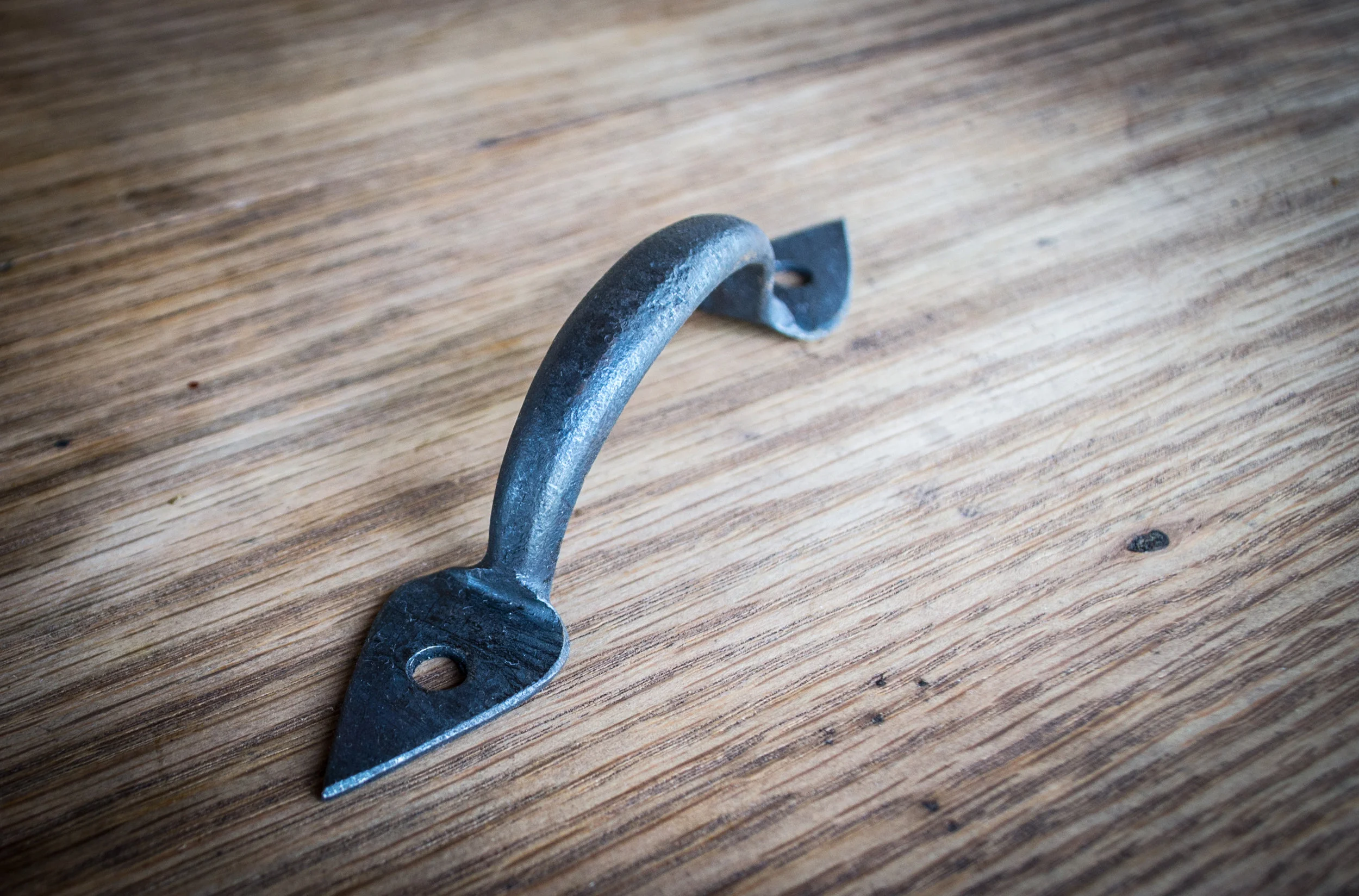 Drawer or Cabinet Pull - Spade Finial — Axe and Anvil Handworks