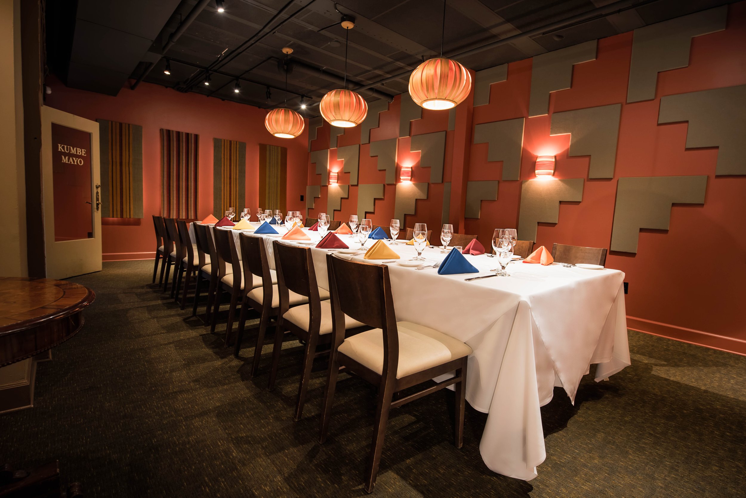 Private Dining — Andina Restaurant