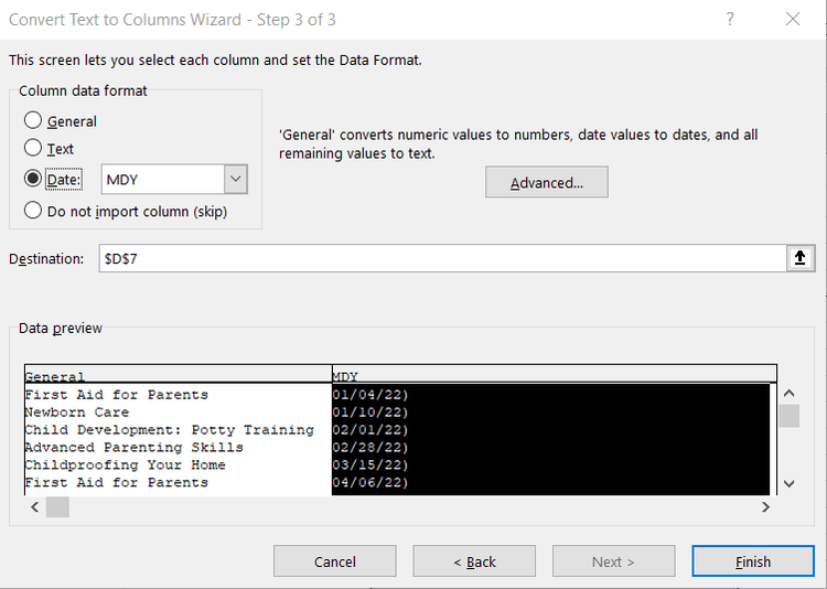 How to Use Text-to-Columns in Excel — Altruic Advisors