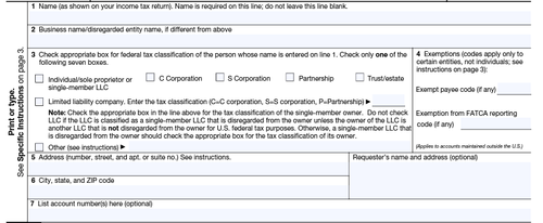 How to Fill Out a W-9 Form for a Nonprofit — Altruic Advisors