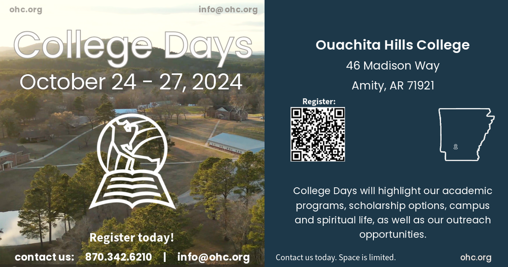 College Days — Ouachita Hills College