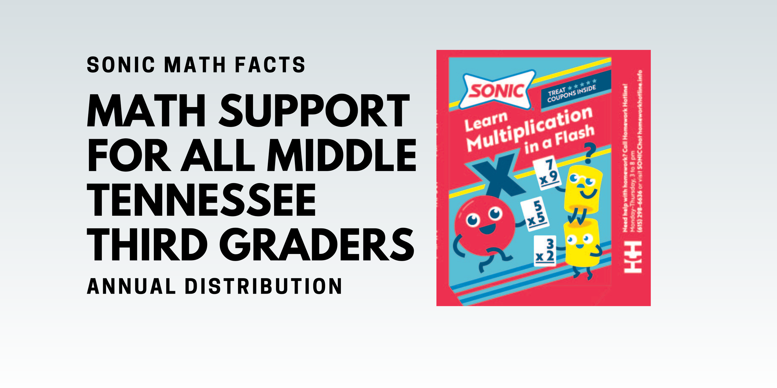SONIC Math Partnership — Homework Hotline TN 501(c)(3)