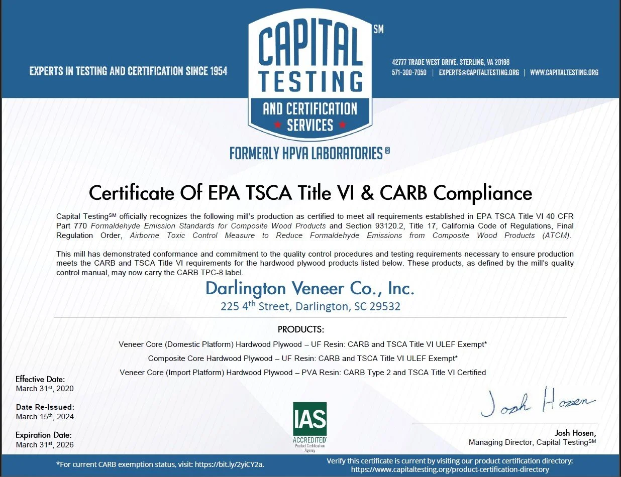 CERTIFICATIONS, DATA SHEETS — DVC