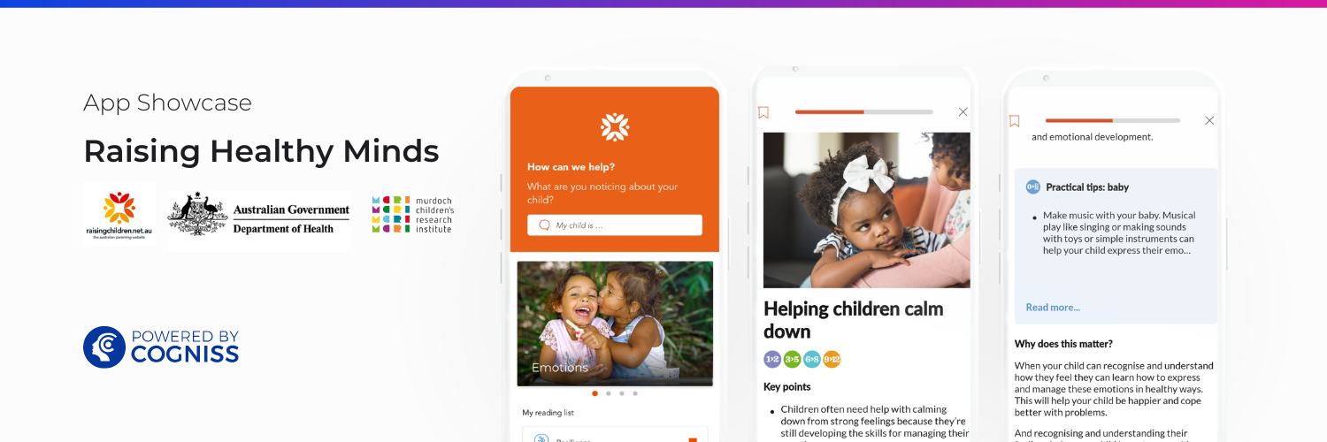 Raising Healthy Minds — App Showcase | Cogniss: The no-code platform ...