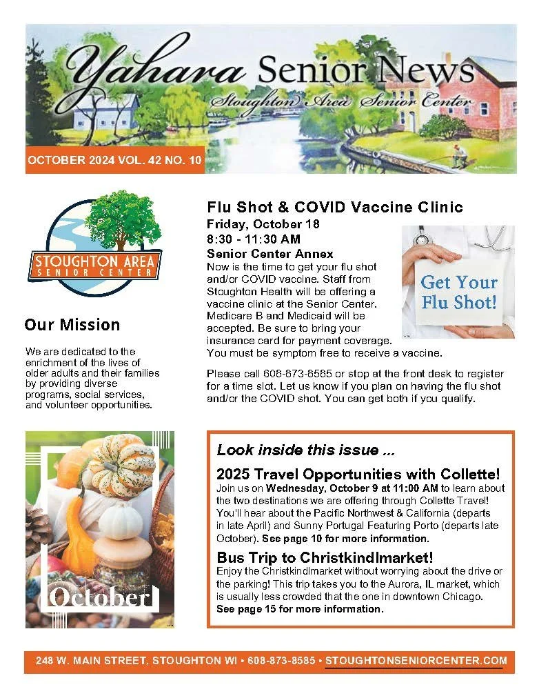 Newsletter — Stoughton Area Senior Center