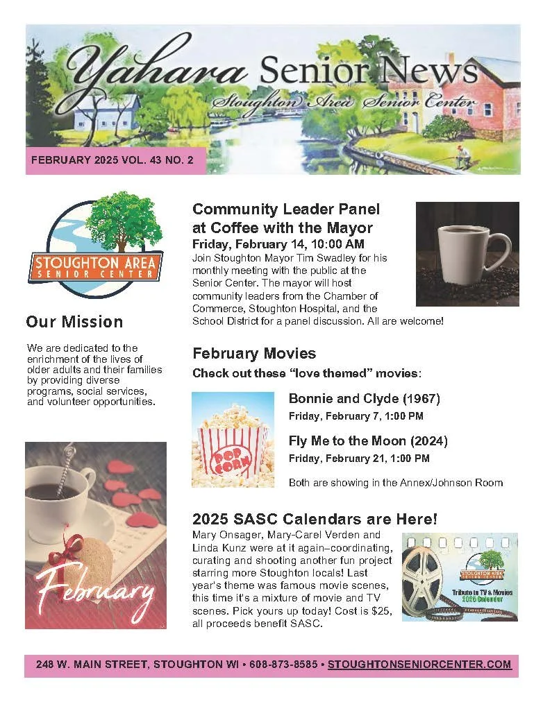 Newsletter — Stoughton Area Senior Center