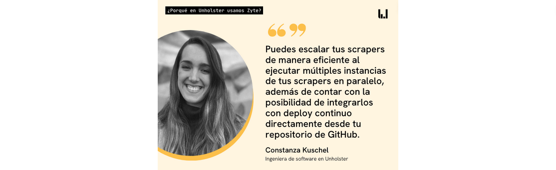 ¿Por qué usamos ZYTE para scraping? | Unholster
