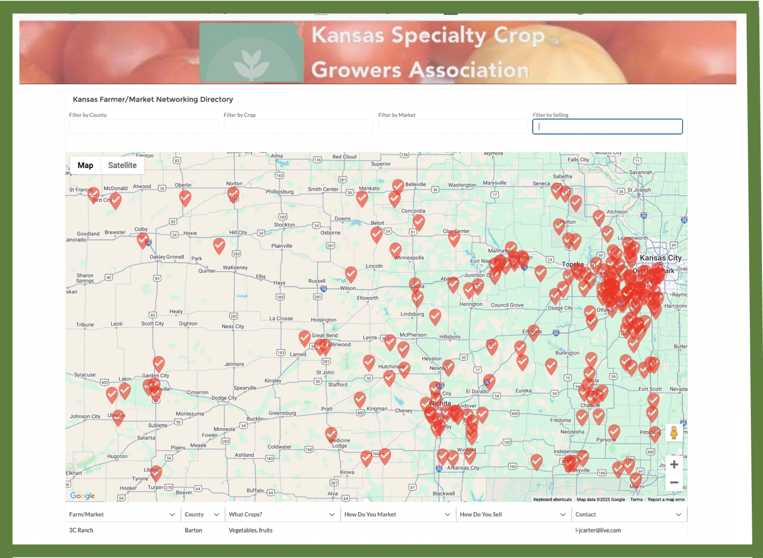 Directory Info and Access — Kansas Specialty Crop Growers Association