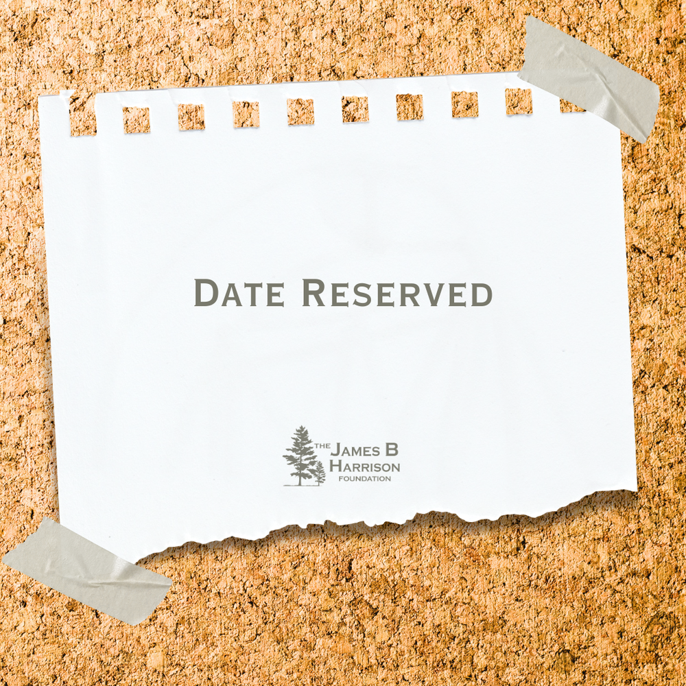 Calendar of Events and Activities — The James B. Harrison Foundation
