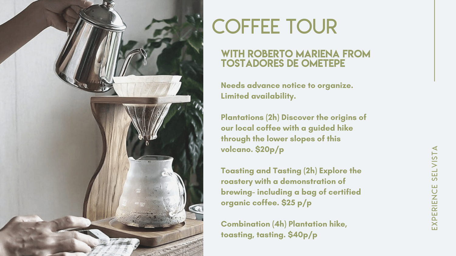 Coffee Tour — Selvista