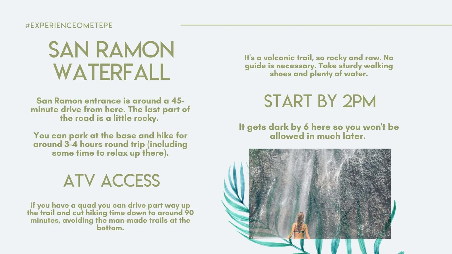 Hiking the waterfall San Ramon on Isla Ometepe Highlights of Nicaragua ...