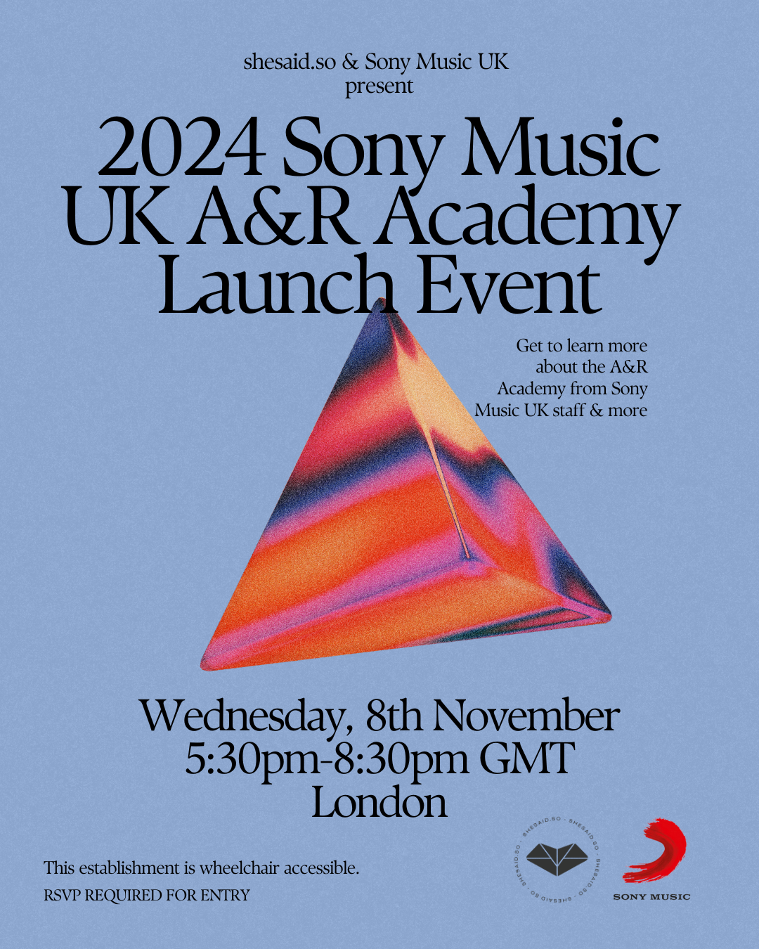 shesaid.so x Sony Music UK: 2024 Sony Music A&R Academy — shesaid.so