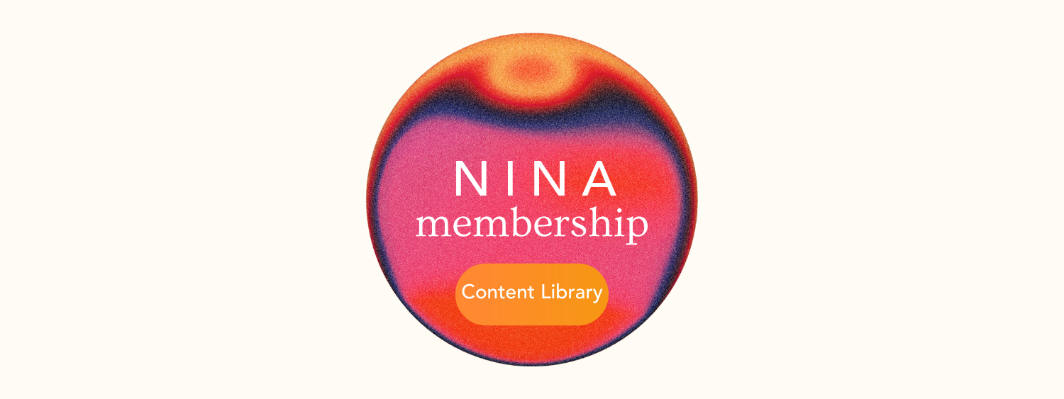 Nina Members: Content Library Sign Up — shesaid.so