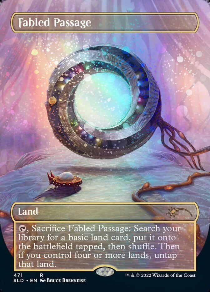 Fabled Passage from MTG: 'Totally Spaced Out' Secret Lair — Bruce Brenneise