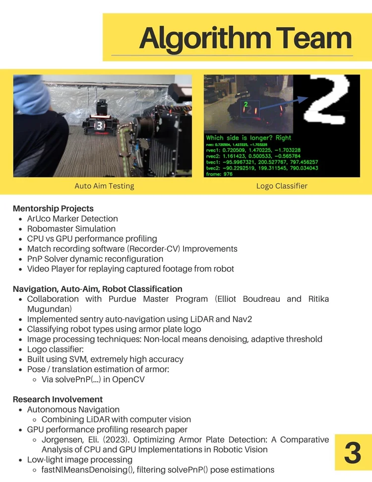 Progress Update — Purdue RoboMasters