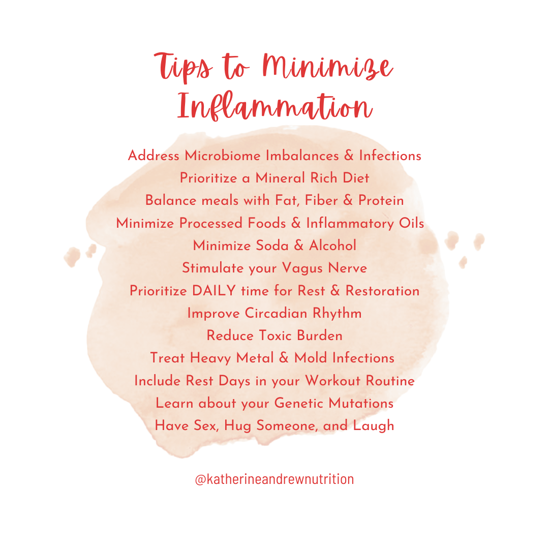 Katherine Andrew Nutrition — Tips to Minimize Inflammation