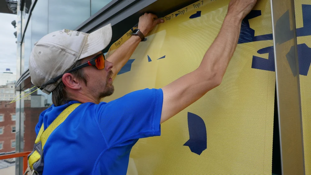 Autozone Playoff Window Graphics | LSI Graphics