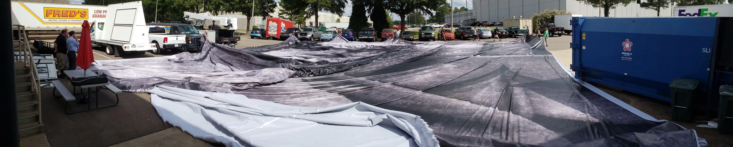 The Cleveland Cavaliers Get A Building Wrap | LSI Graphics