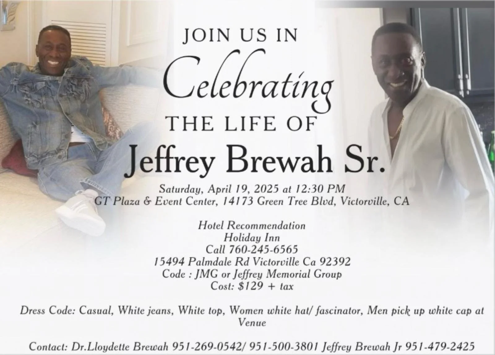 Celebrating THE LIFE OF — YAME