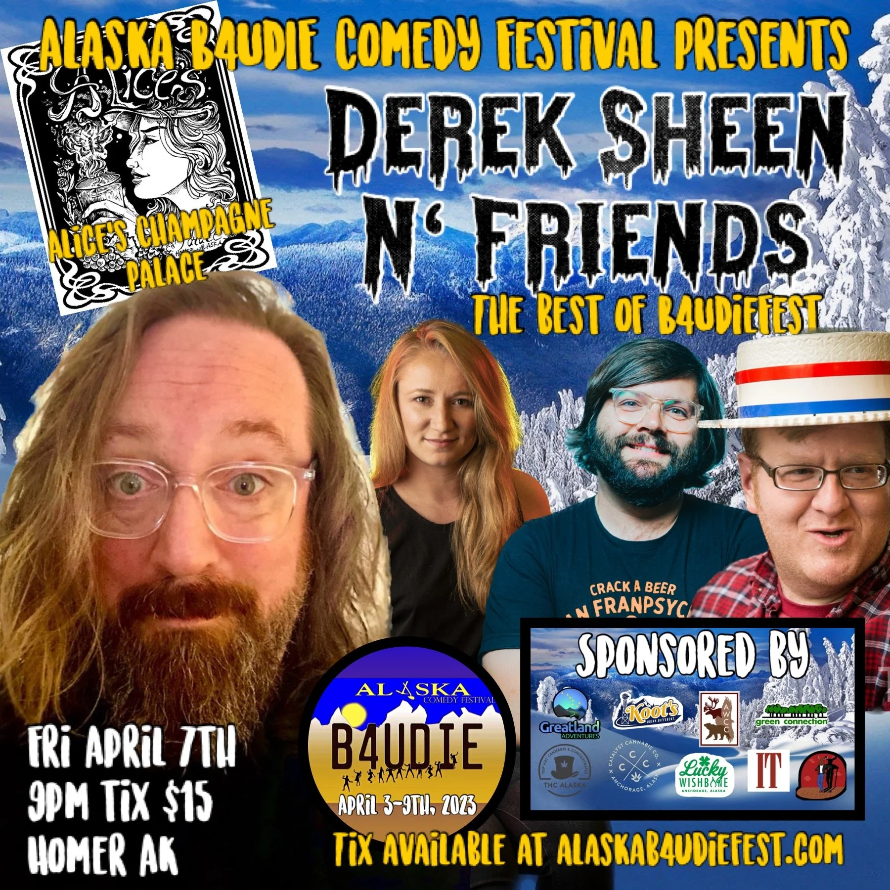 Passes & Tickets — Alaska B4UDie Comedy Festival