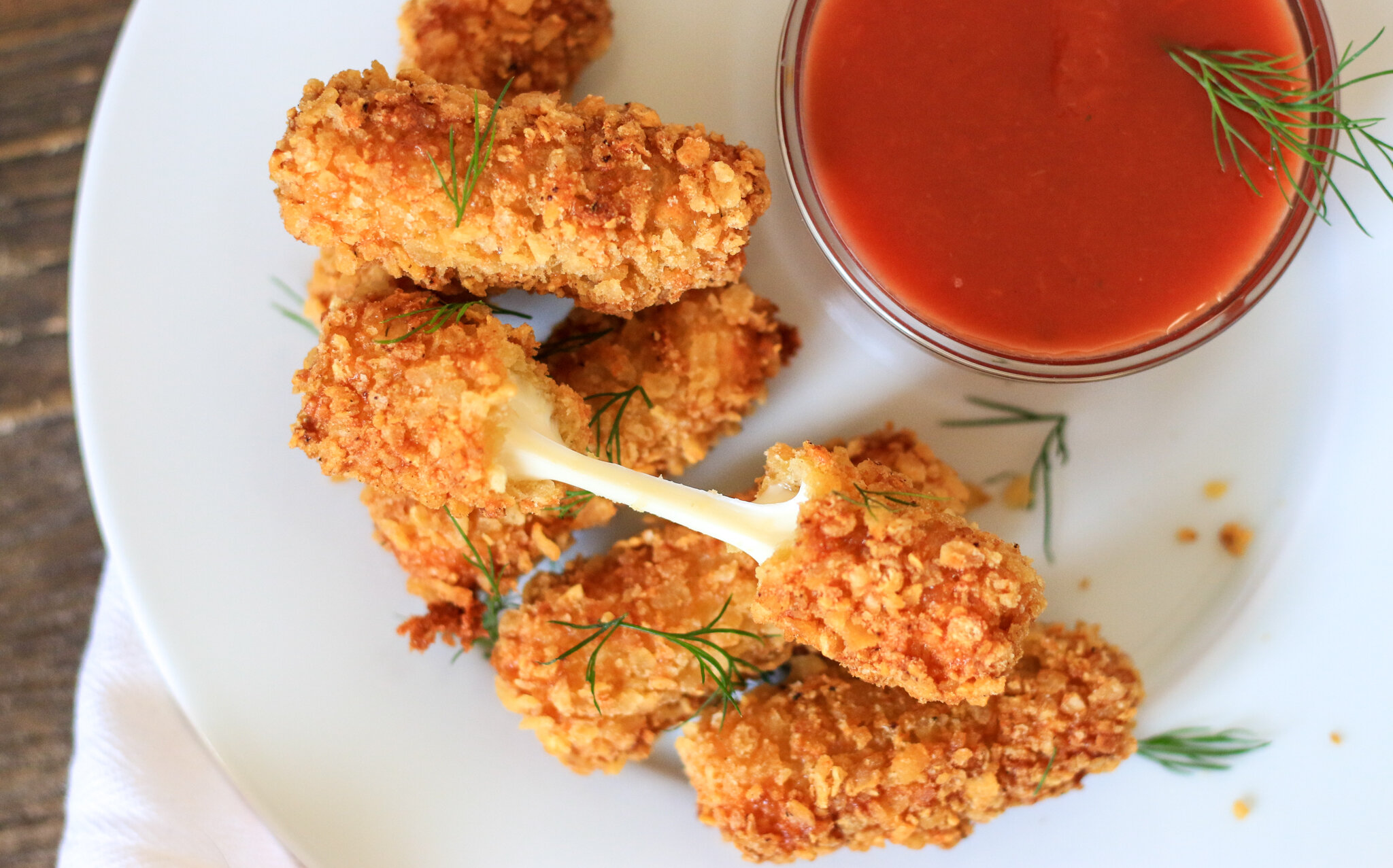 Dill Pickle Chip Mozza Sticks — Jillian Rae Cooks