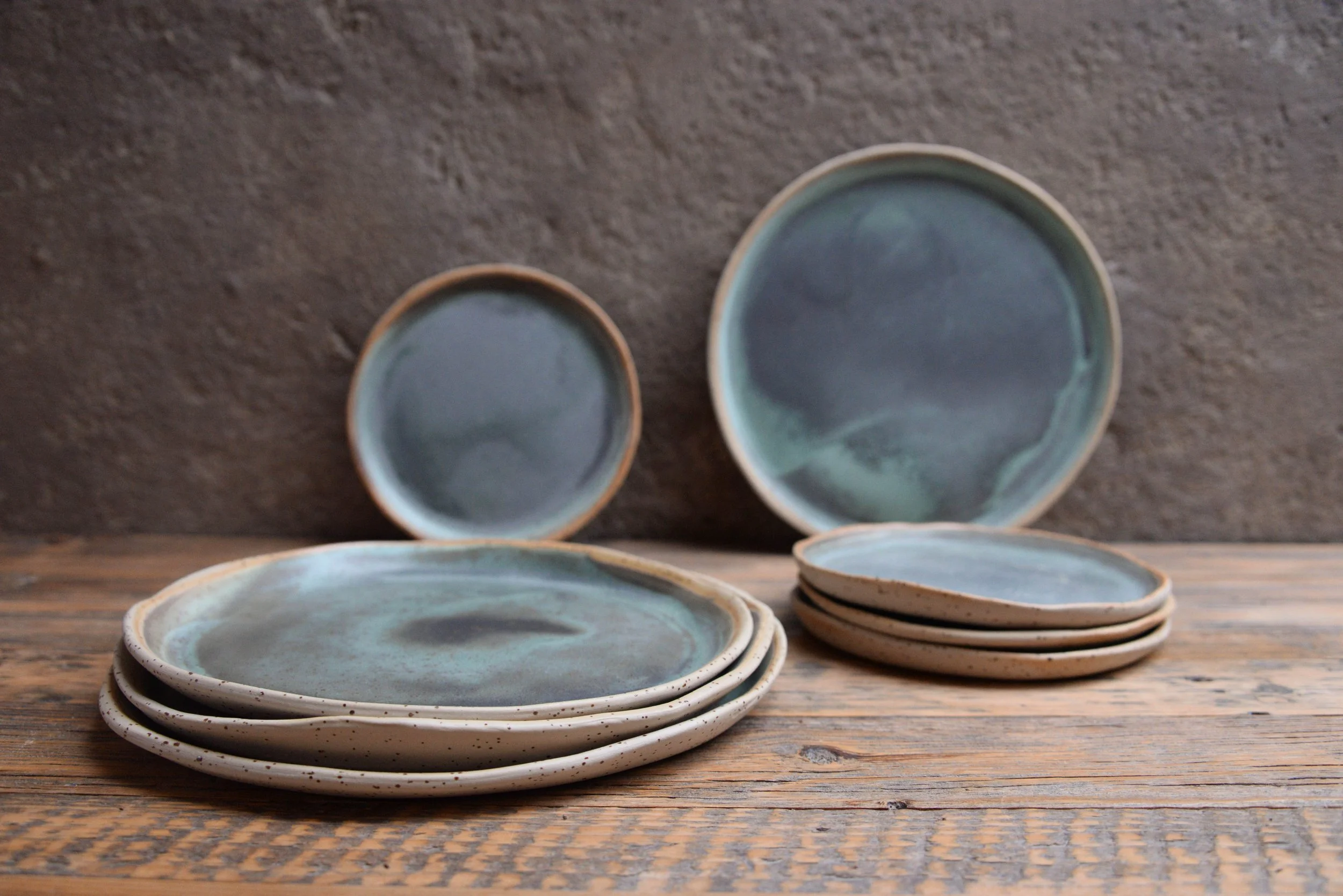 Contemporary, minimalist, organic dinner set — Laima Ceramics