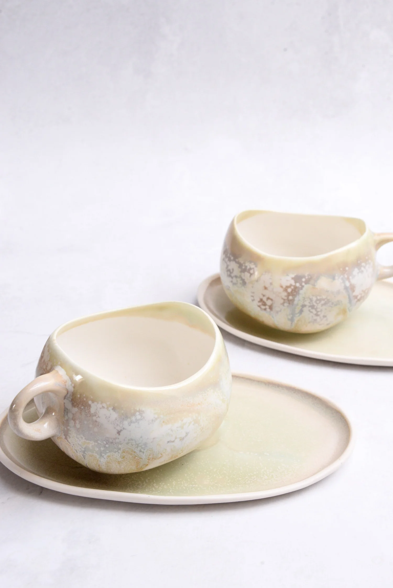 Sculptural "WHITE LAVA" Glaze Powder — High-Fire Decorative Glaze ...