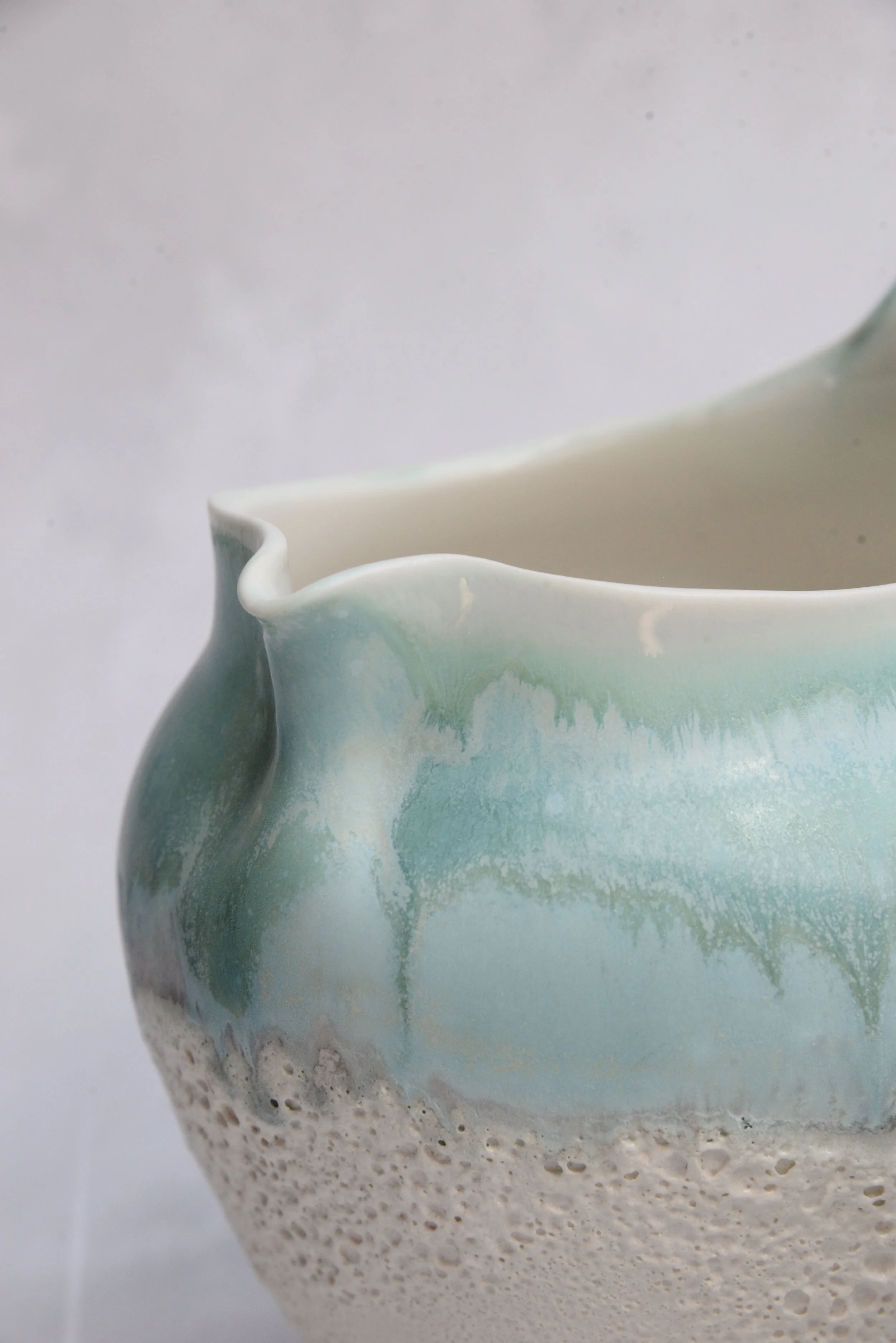 Sculptural "WHITE LAVA" Glaze Powder — High-Fire Decorative Glaze ...