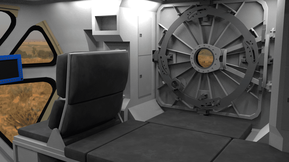 Space Exploration Vehicle Interior