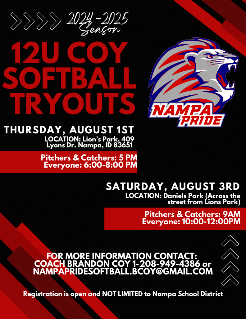 Pre-Registration/Join — Pride Fastpitch