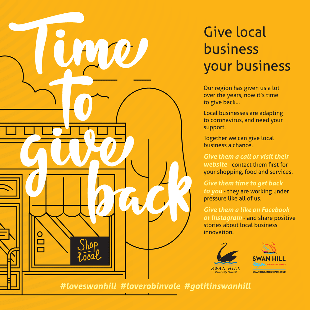 Support Local Campaign — Swan Hill Incorporated