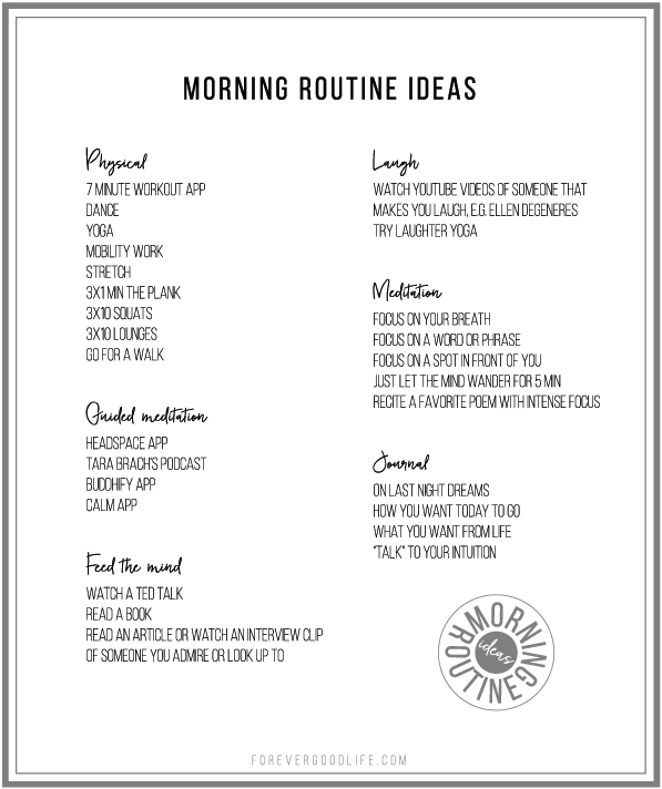 Your Morning Routine — G-Force Consulting