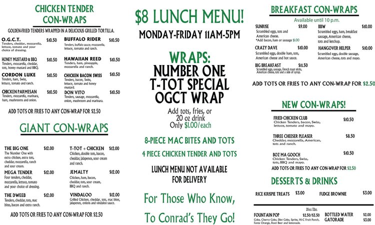 Sandwich & Wrap Restaurant in East Lansing Frandor | Conrad's Grill