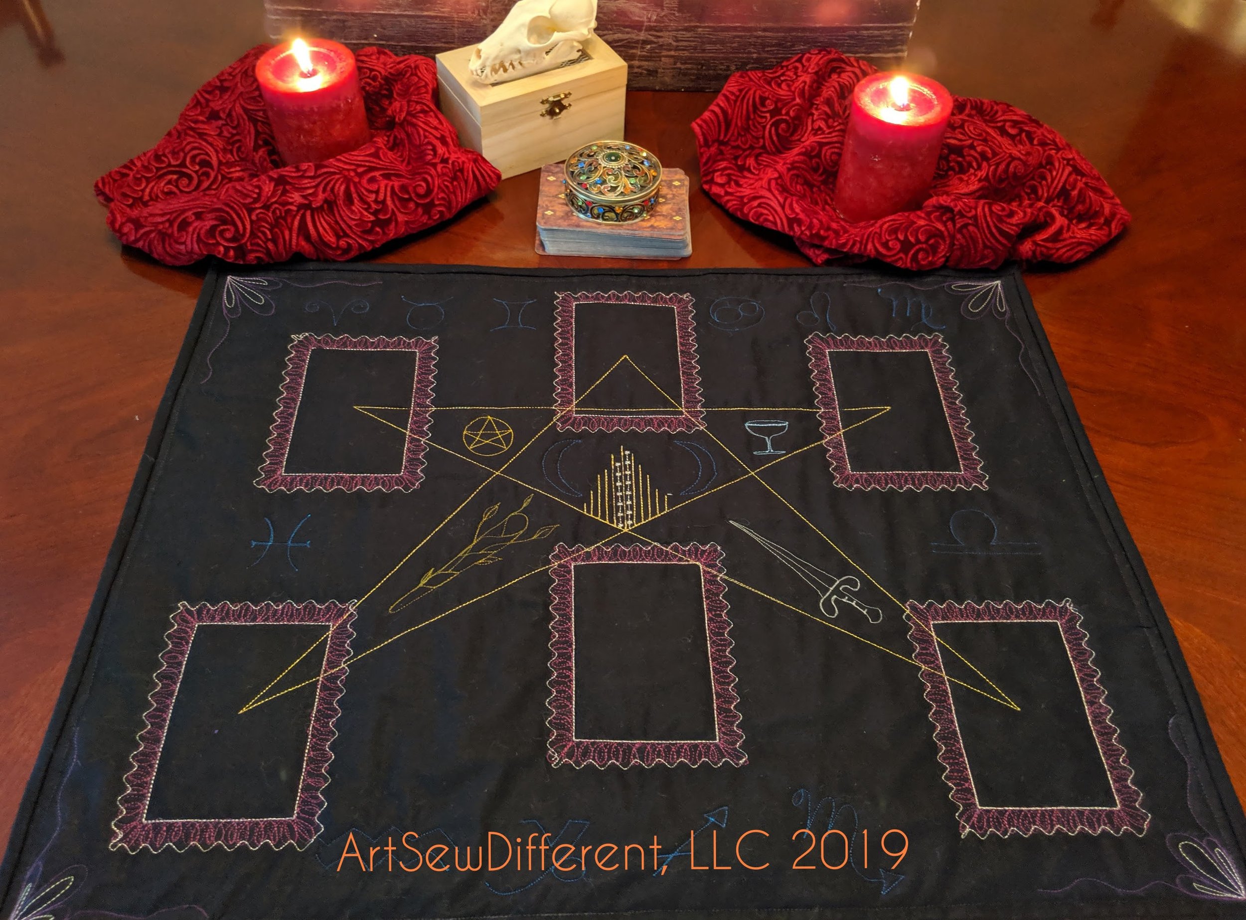 Tarot and Altar Mats — ArtSewDifferent