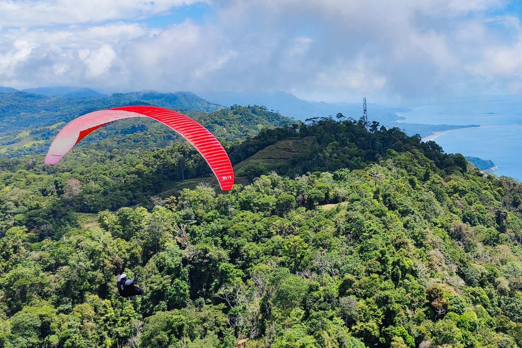 Learn To Fly In Dominical Costa Rica | Beginners USHPA P2 Paragliding ...