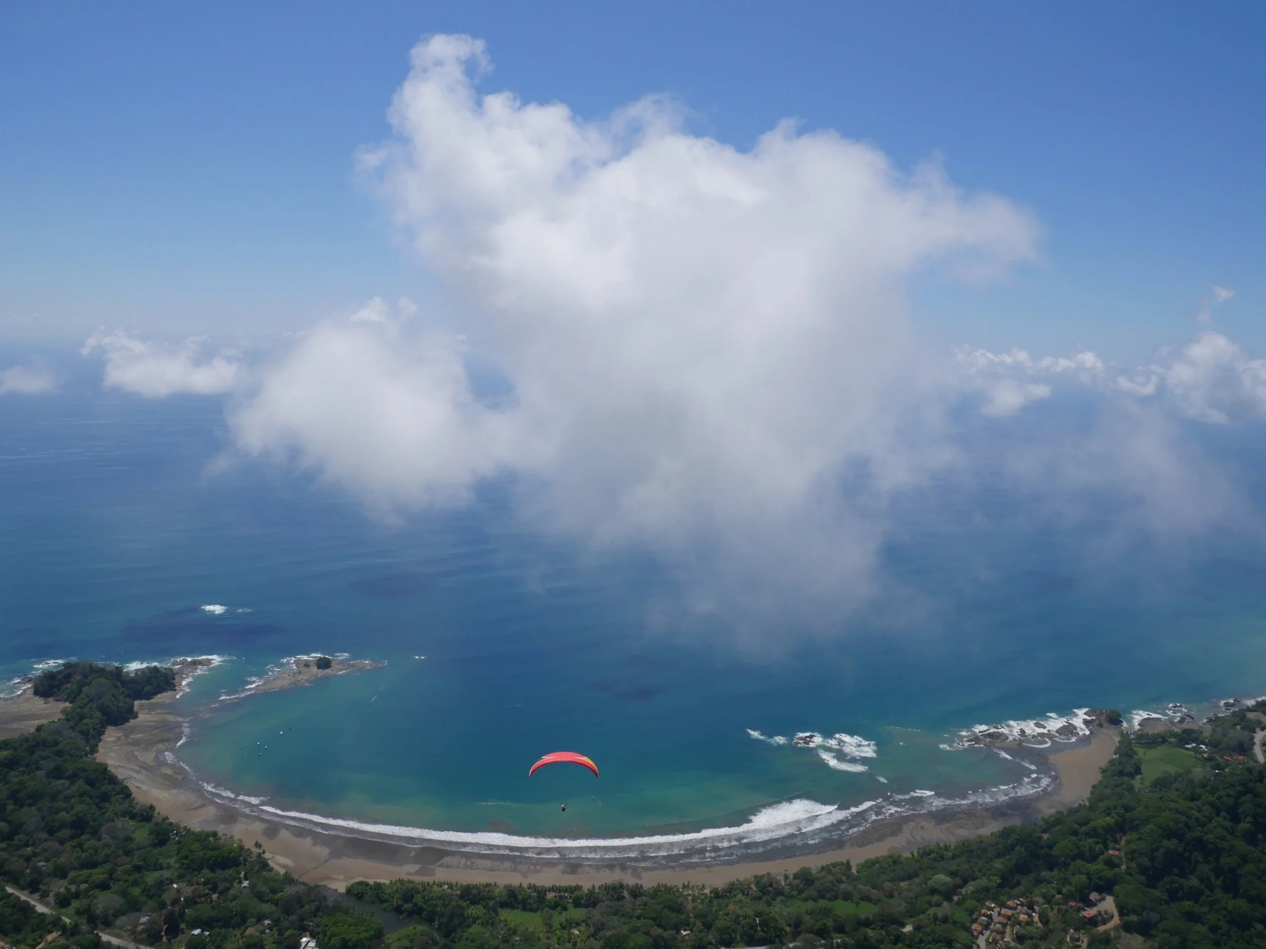 Site Guide: Paragliding in Dominical Costa Rica With Launch And Landing ...