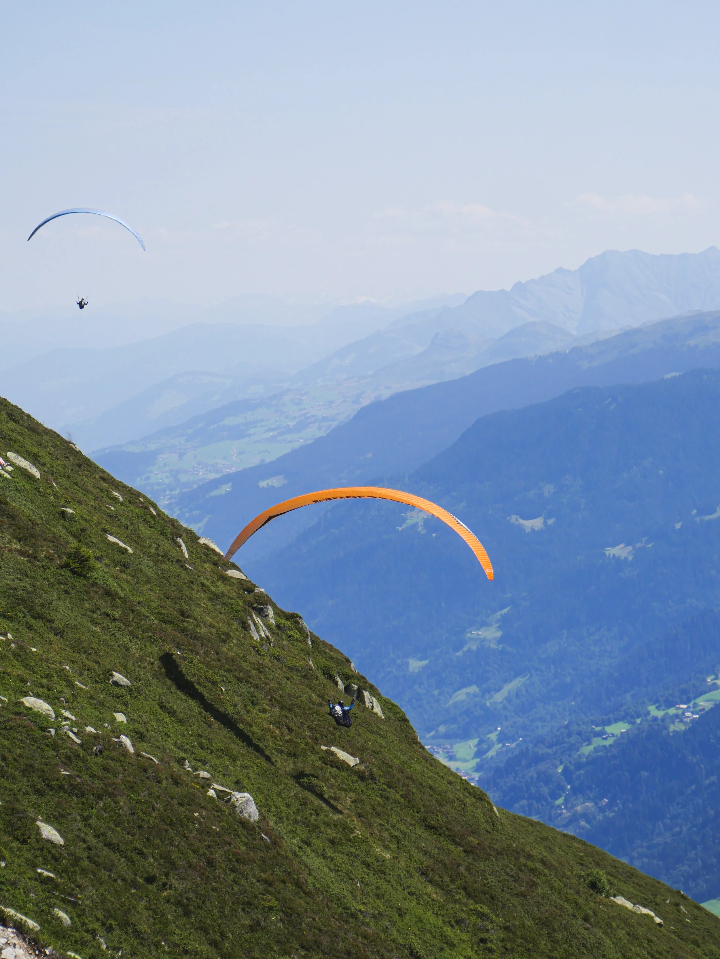 Paragliding in Disentis, Switzerland PWC Superfinal Competition 2021 ...