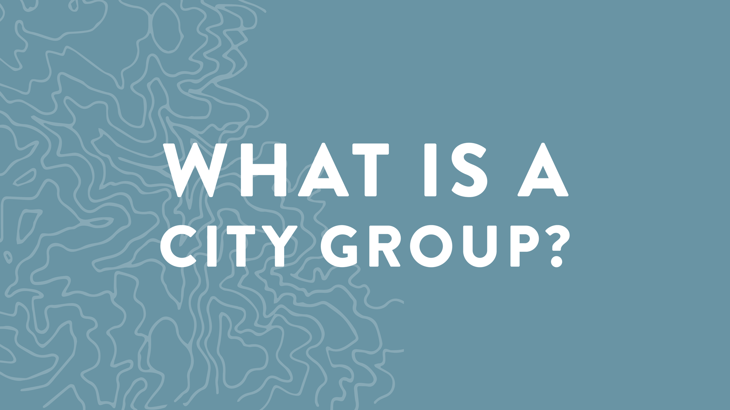 City Groups — Hill City Church