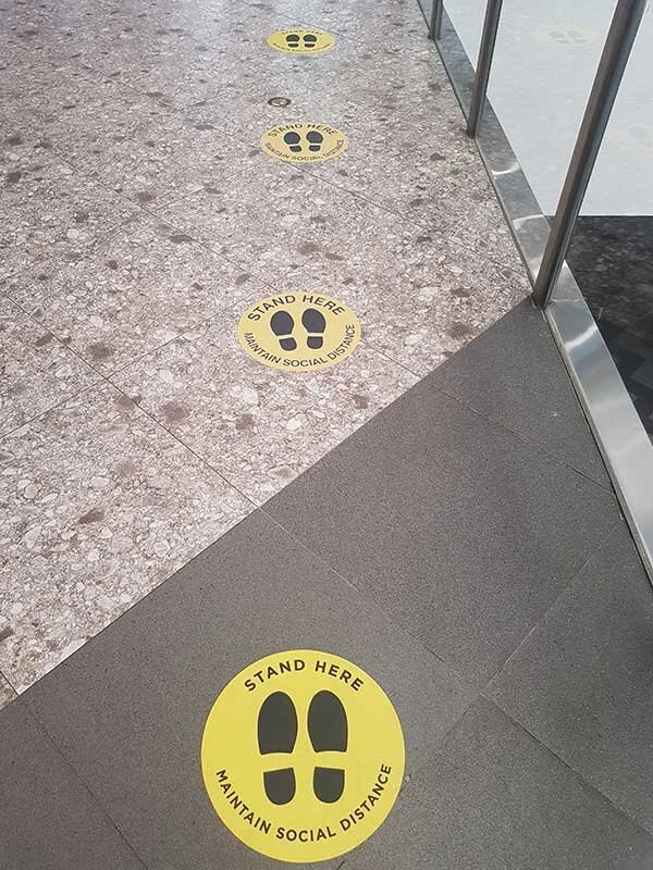 5 Benefits of Wayfinding Floor Decals — Fleisher Products & Signs
