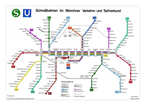Munich U-Bahn Map — Amy Weiss Design