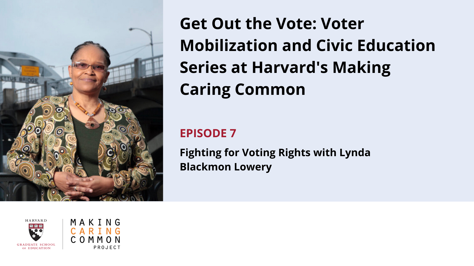 Get Out the Vote: Fighting for Voting Rights with Lynda Blackmon Lowery ...