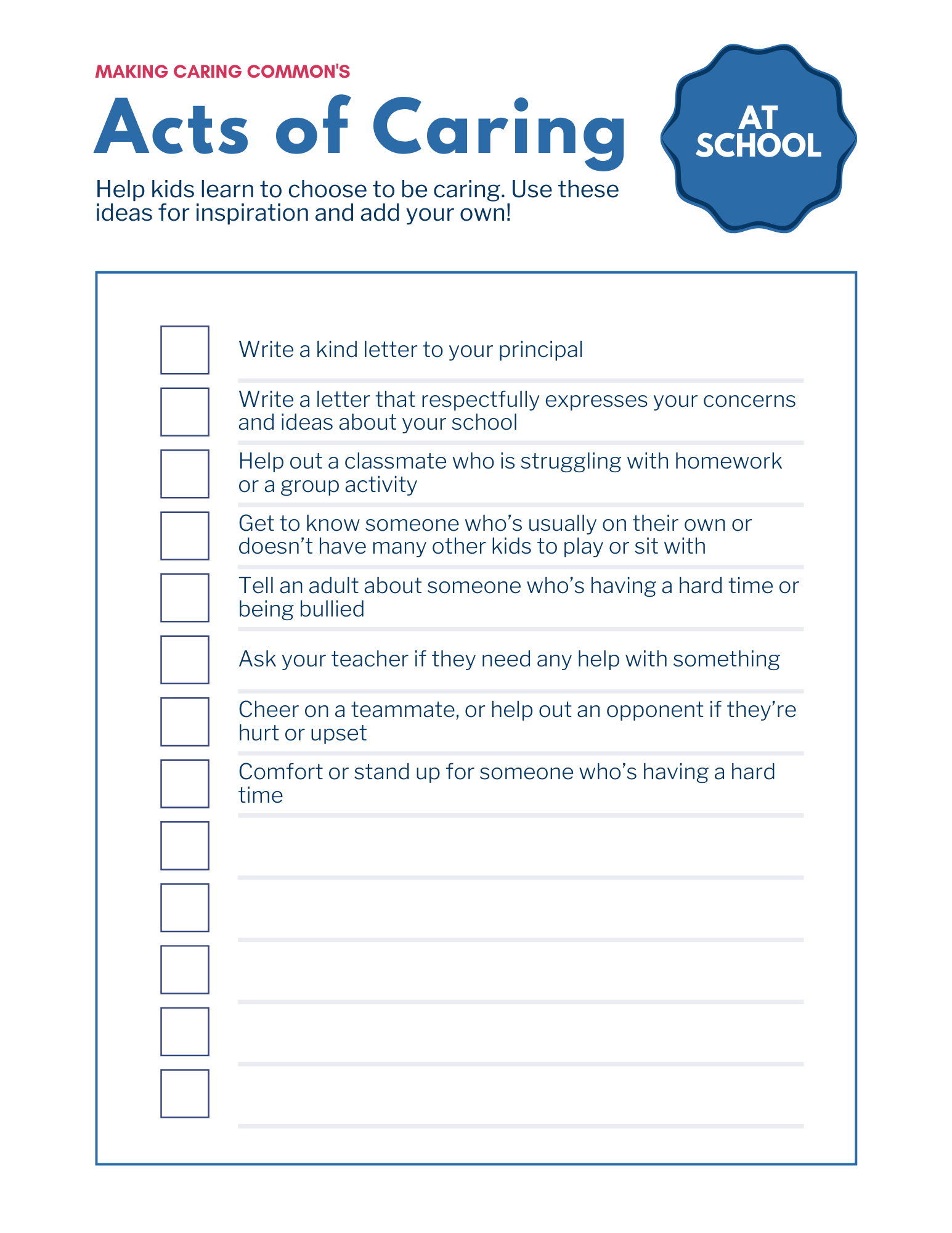 How to Show Empathy Through Caring — Making Caring Common