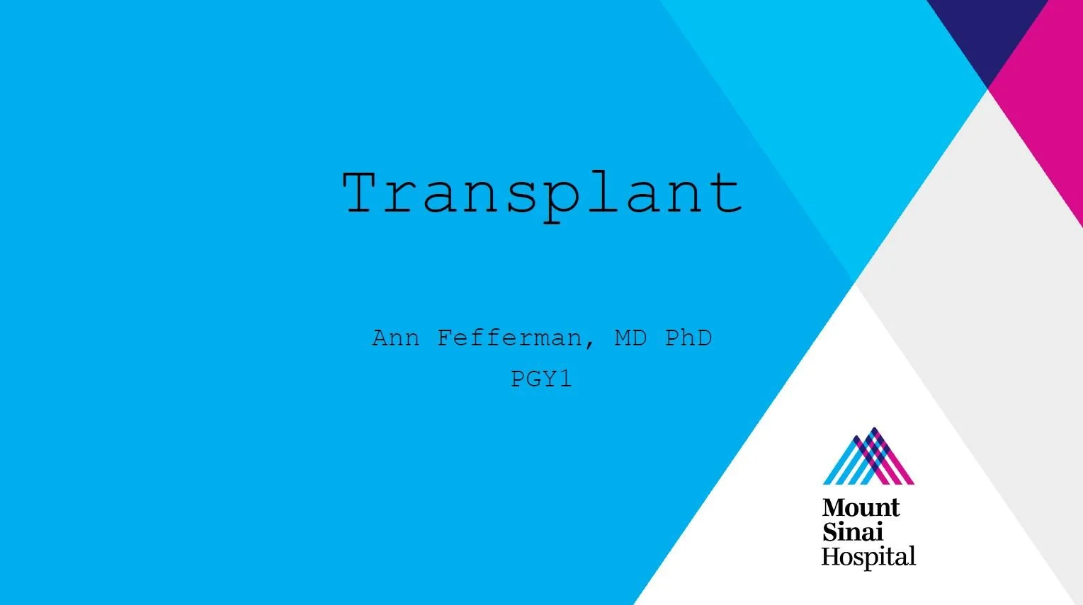 Surgical Education — Mount Sinai General Surgery Residency