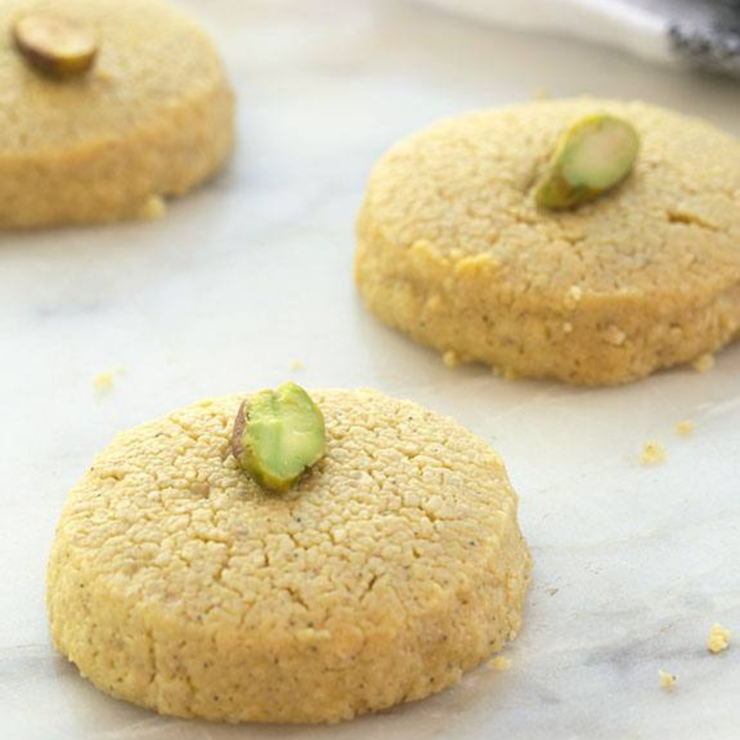 pistachio cardamom cookies — Ayurvedic Wellness Center