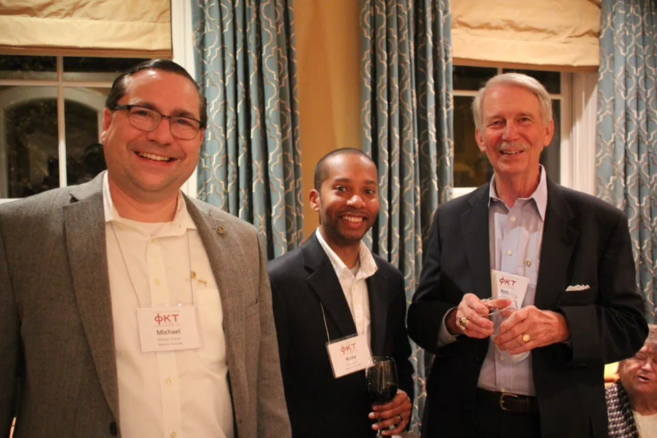 Don and Anne Phillips Host Phi Tau Reception — PHI KAPPA TAU